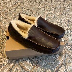 UGG | Shoes | New Ugg Ascot 5379 China Tea Leather Sleeper Mens Sz 8 ...